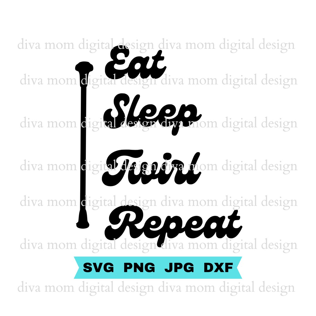 Baton Twirler SVG Digital File Baton Twirler Gift Majorette - Etsy