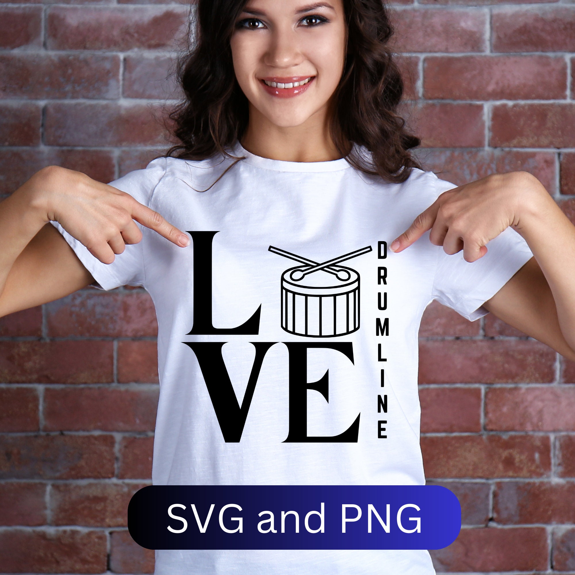 Drum Line SVG and PNG, Percussion Shirt Design, Drummer SVG, Band Mom ...