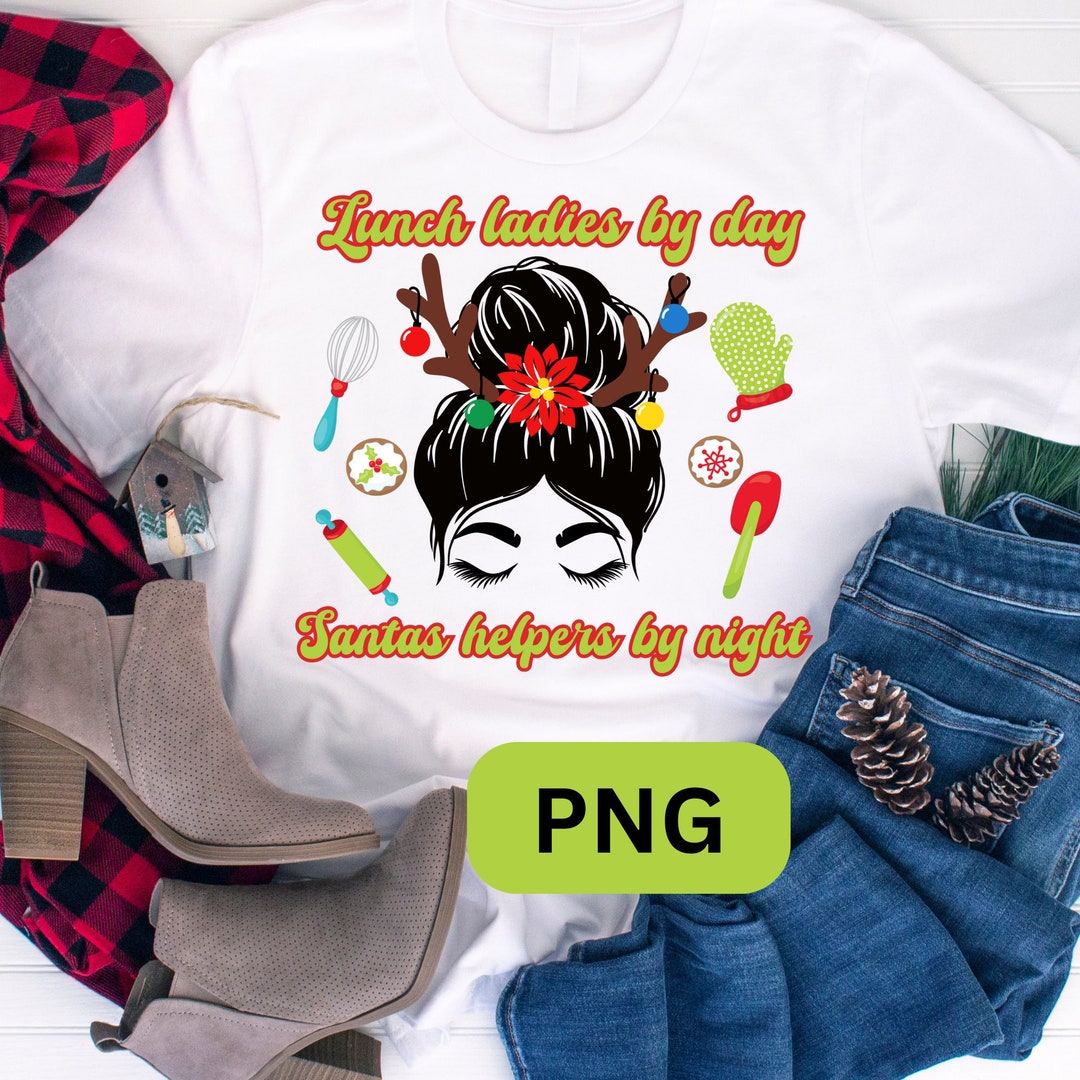 Lunch Lady Christmas PNG, Cafeteria Staff Holiday, School Lunch Staff ...