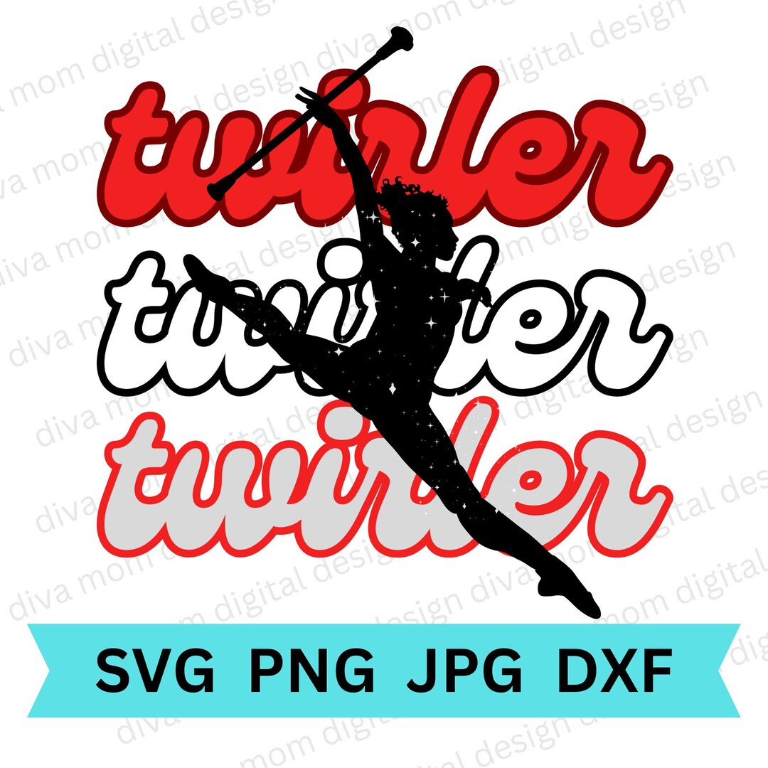 Baton Twirler SVG and PNG for Sublimation | Majorette PNG | Twirling ...