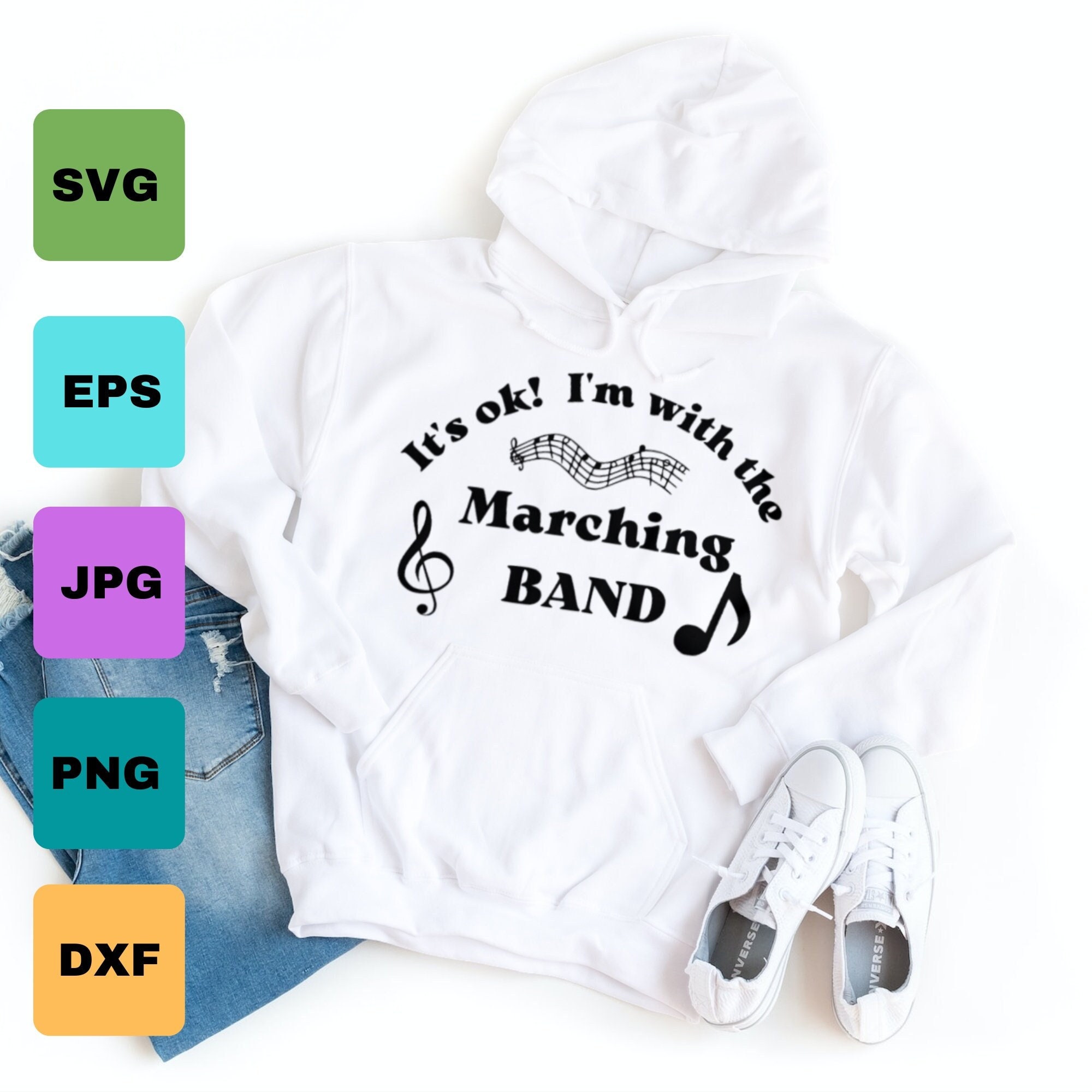 Marching Band SVG, DXF, PNG Digital File for Download Marching Band ...
