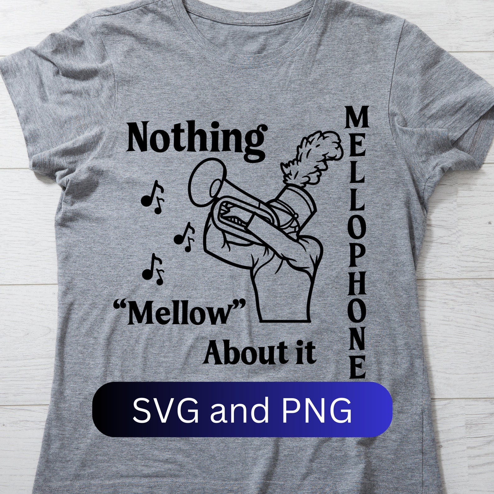 Mellophone SVG and Png, Marching Band Png and SVG, Brass Player ...