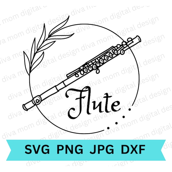 Flute Svg - Etsy