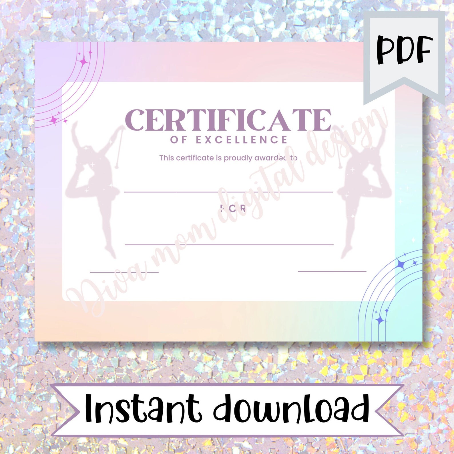 Baton Twirling Certificate of Excellence | Baton Twirling Printable ...