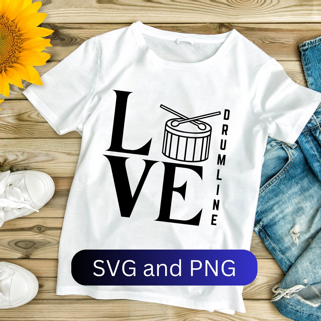 Drum Line SVG and PNG, Percussion Shirt Design, Drummer SVG, Band Mom ...