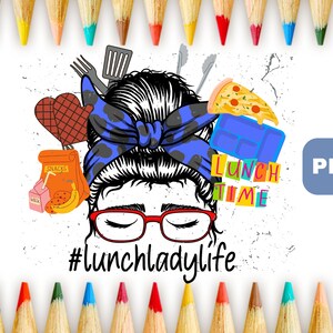 Lunch Lady PNG | Cafeteria Worker Png | Back to School | School ...