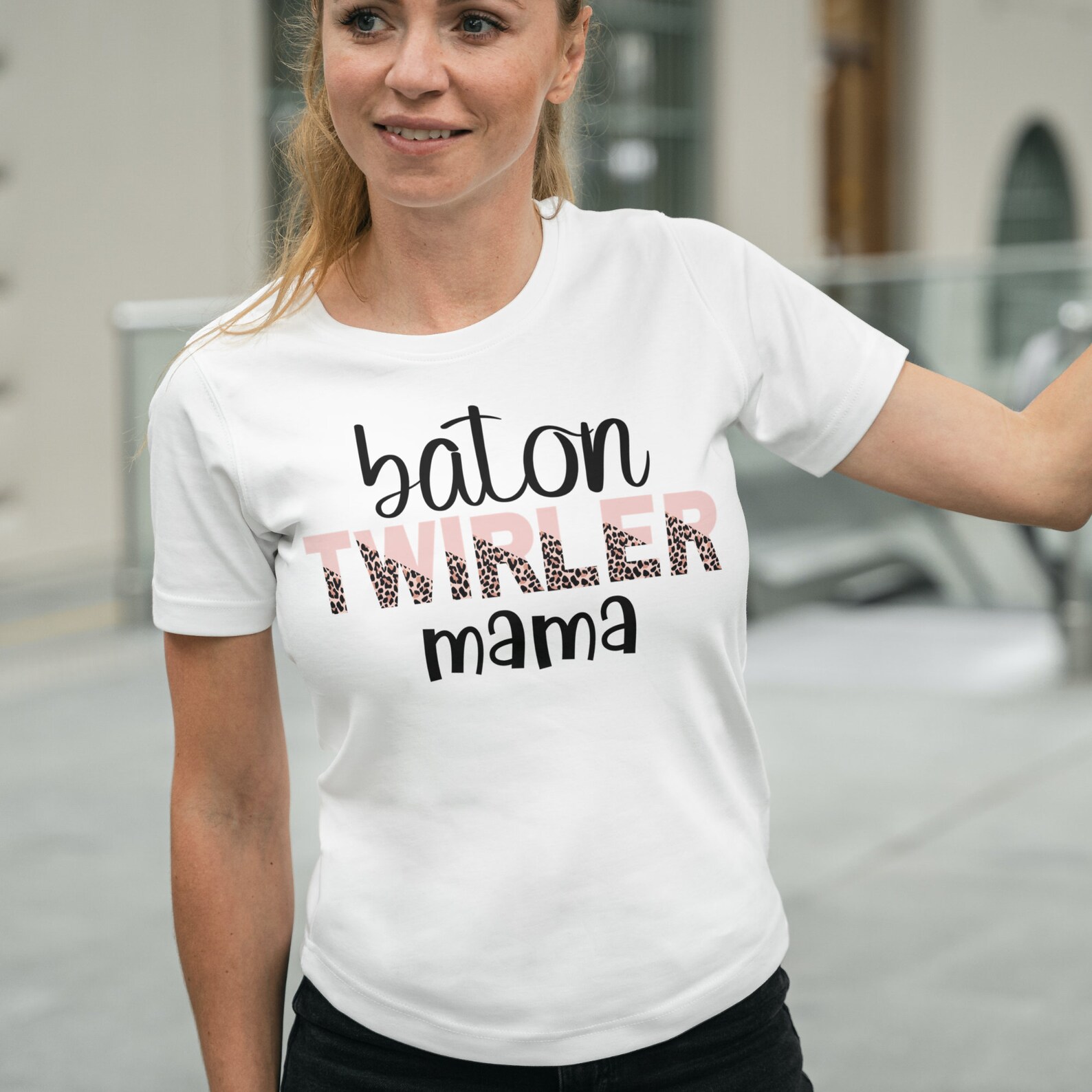 Baton Twirler Mom PNG for Sublimation, Baton Mom Design for Shirts ...