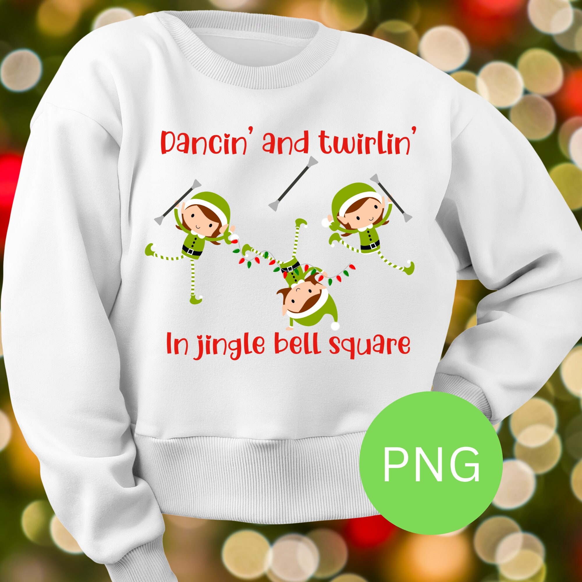 Baton Twirler Holiday PNG, Majorette Christmas Shirt Design, Christmas ...