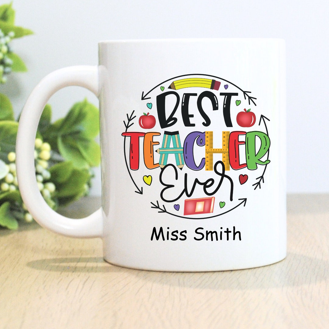 Personalised Teacher Coffee Mug, Teacher Gift, Gift for Her, Fun ...