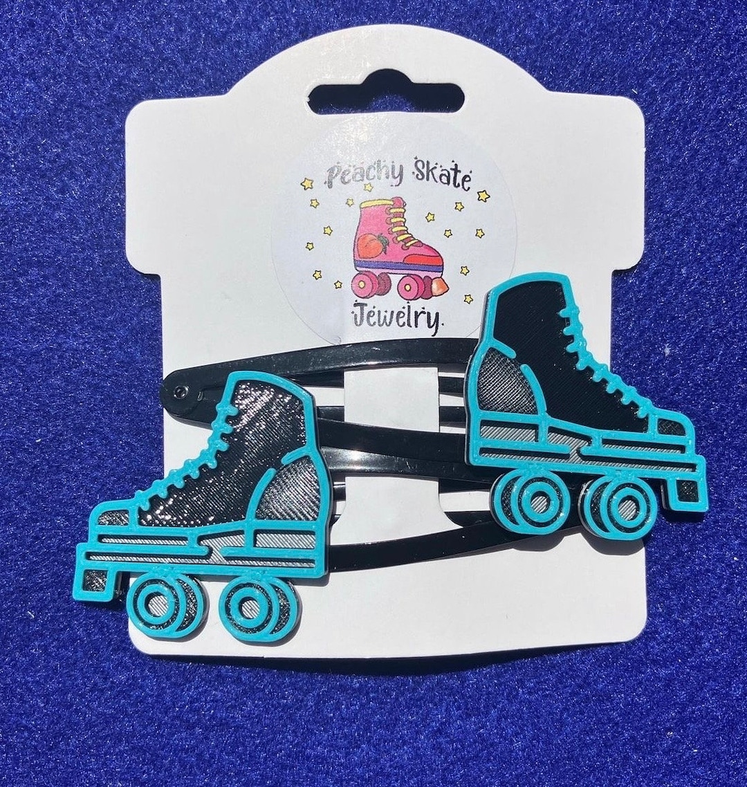 3D Printed Roller Skate Hair Clips: Fun Skate Accessories - Etsy
