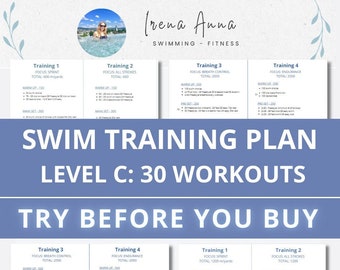 Level A: 30-day Swim Workout Challenge by a Former D1 Swimmer and Swim Instructor | Swimming ...