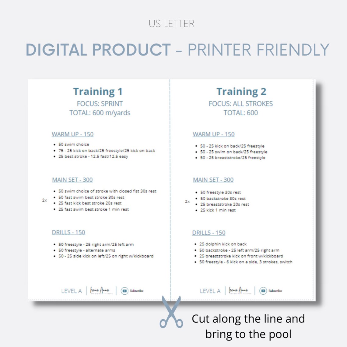 Swim Training Plan, Pre-written Practices From a D1 College Swimmer and ...
