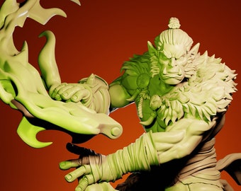 Grathuul, Half Orc Dragon Assassin Miniature for Tabletop Games Like D ...