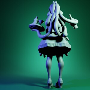 Goolia Slime Maid 28 Mm or 32 Mm Resin Miniature Lavender - Etsy