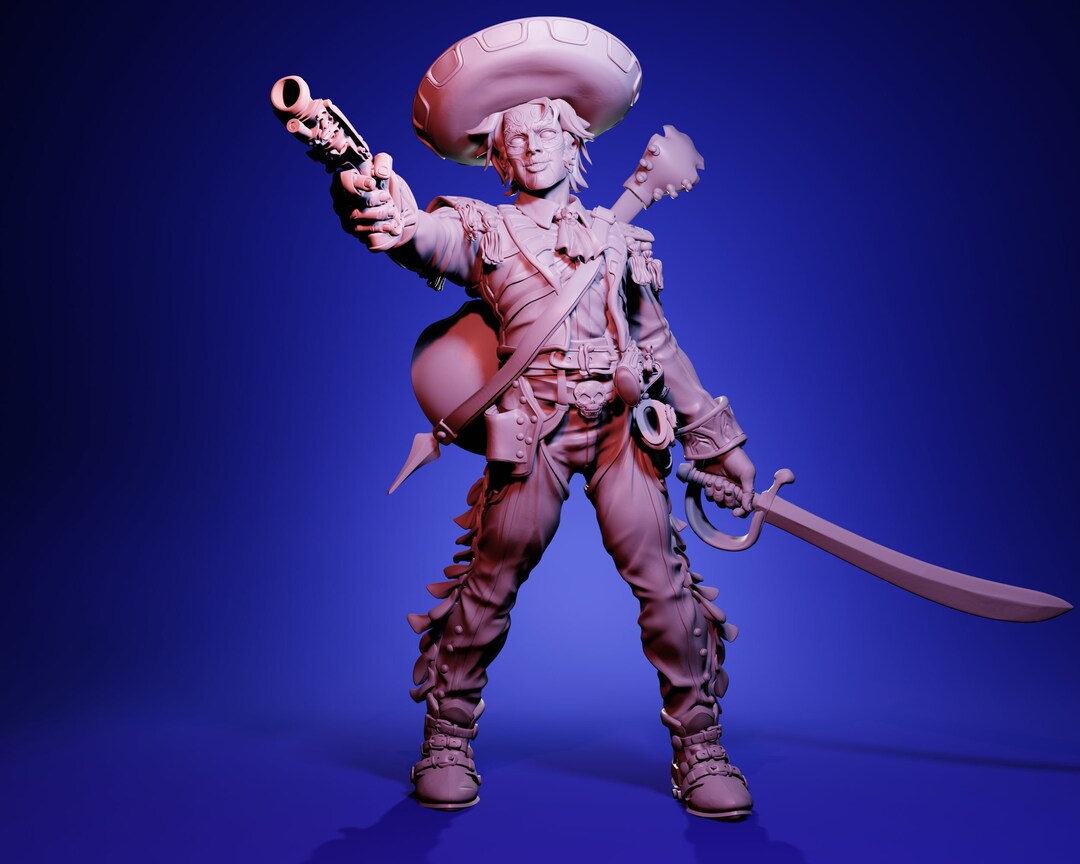 Santiago, the Dead Aim | 35 Mm or 54 Mm Resin Miniature | Ronin Arts ...