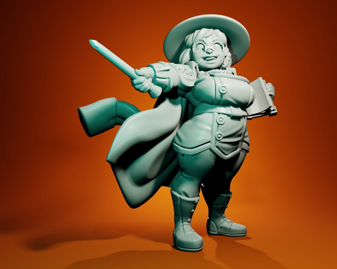Alison Crowe, Dwarf Inventor | 32 Mm or 75 Mm Resin Miniature | Twin ...