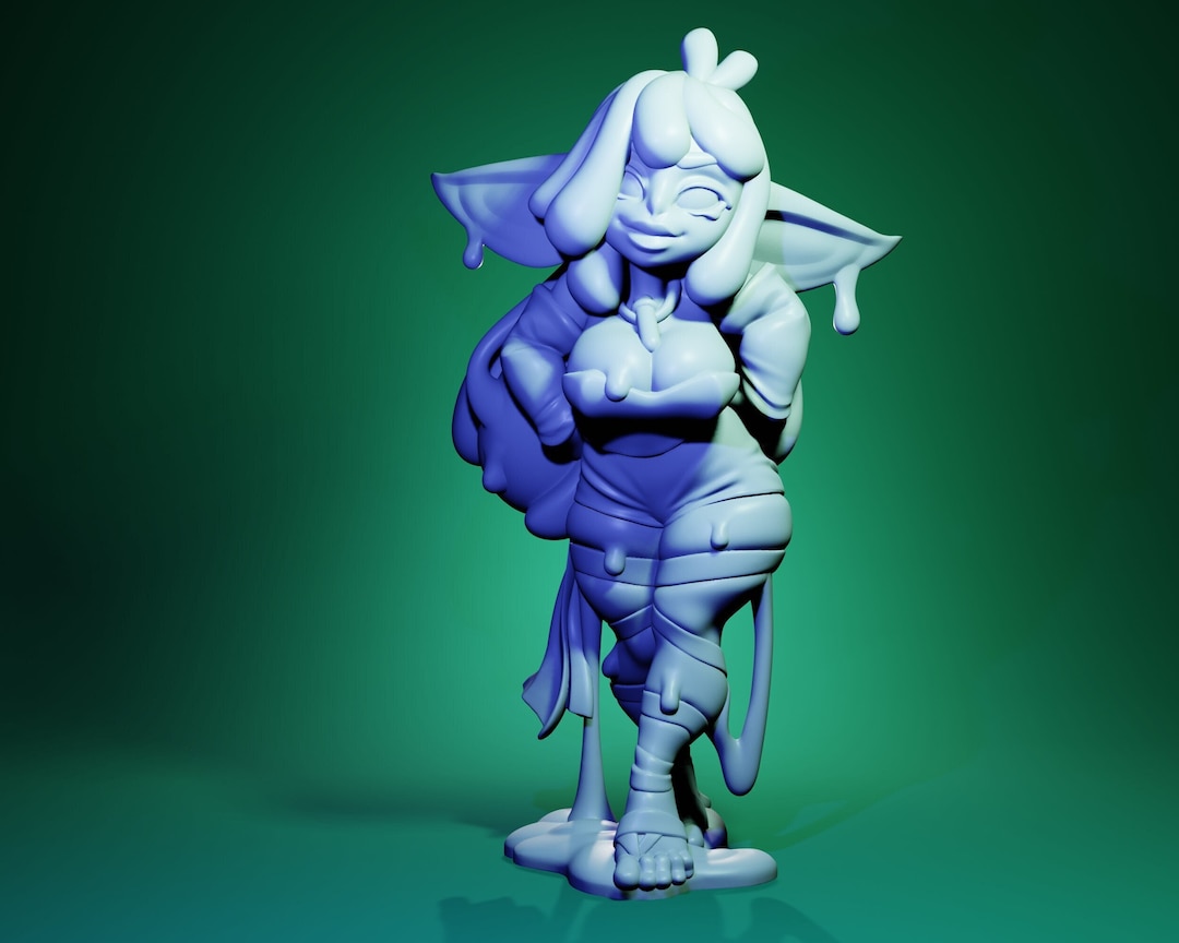 Goo Blin Slime Goblin 32 Mm Or 75 Mm Resin Miniature Twin Goddess Miniatures Etsy