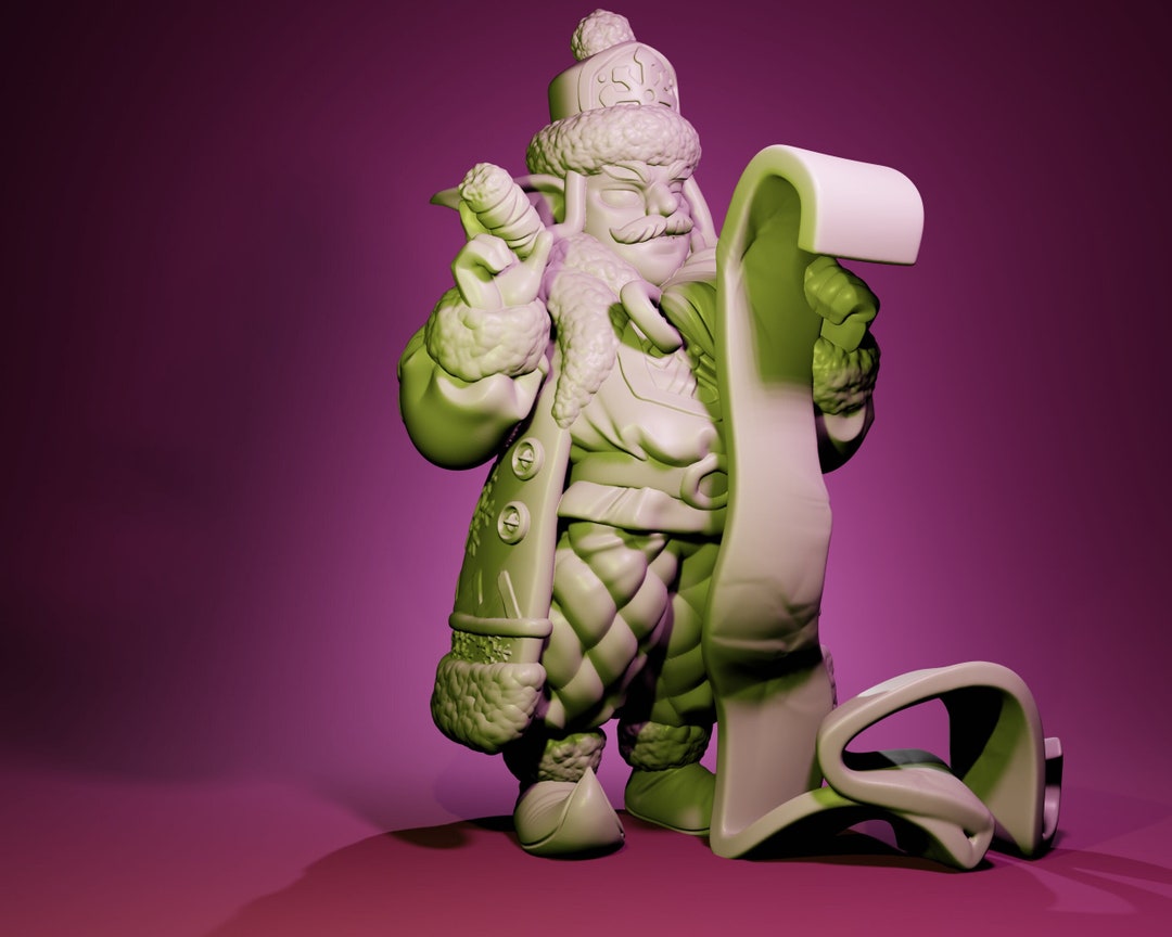 Mr. Gobbs, Goblin Santa | 32 Mm Resin Miniature | Twin Goddess Miniatures - Etsy