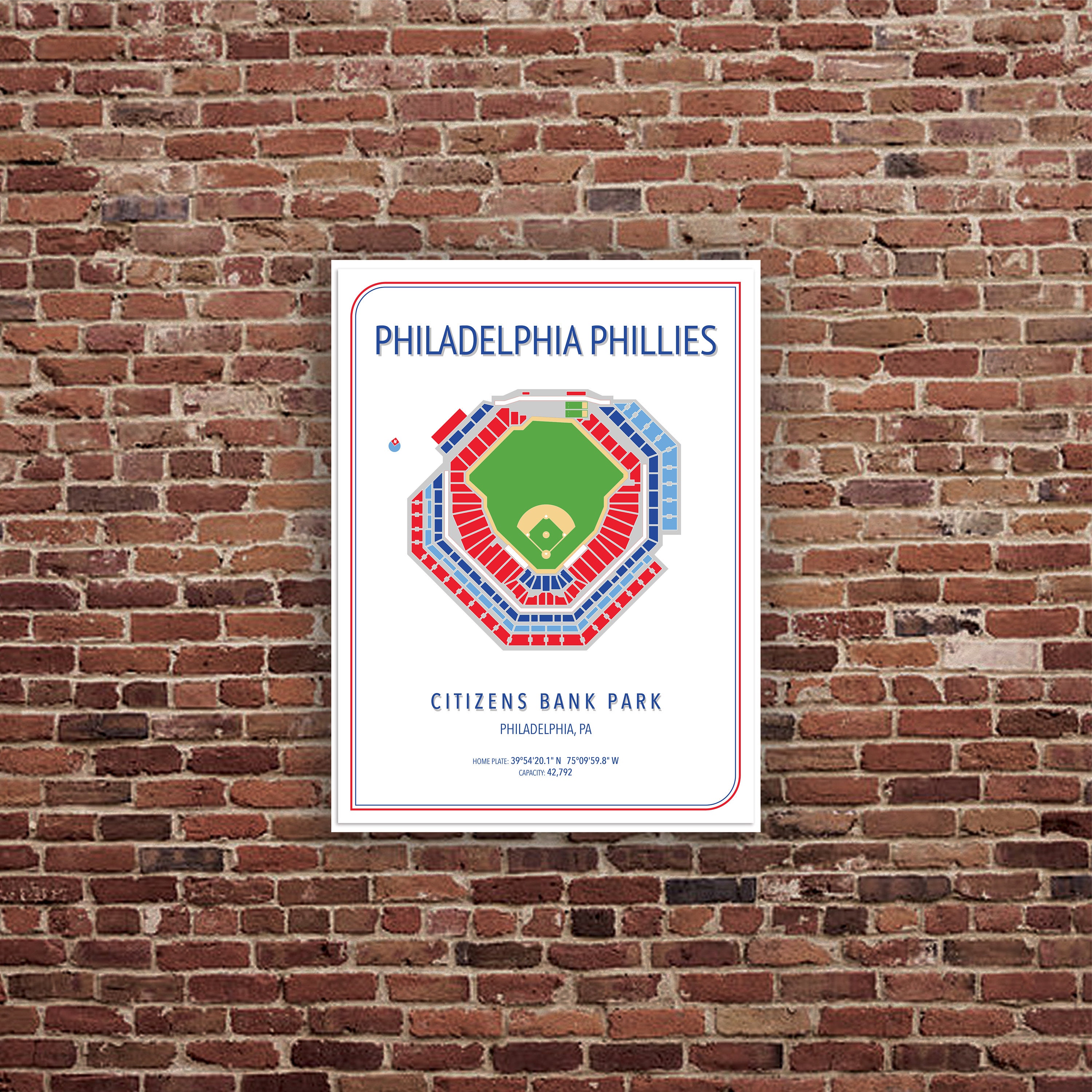 Philadelphia Phillies Citizens Bank Park Stadium Seating - Etsy