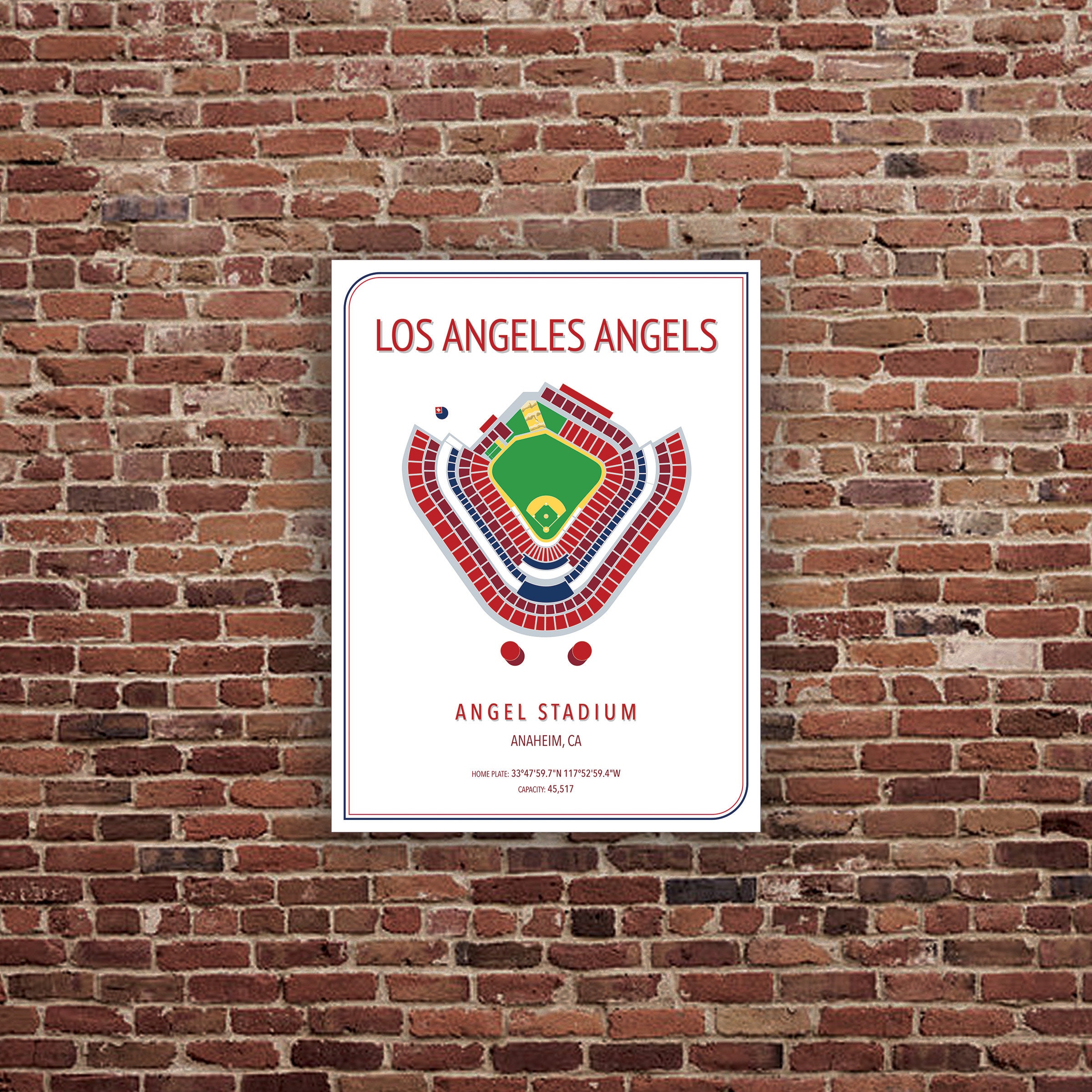 Los Angeles Angels, Angel Stadium, Stadium Seating Map, Download ...