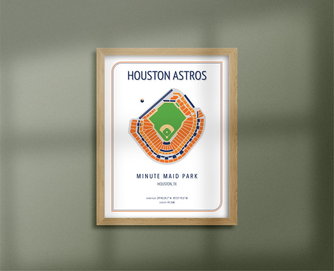 Houston Astros, Minute Maid Park, Stadium Seating Map, Download & Print ...