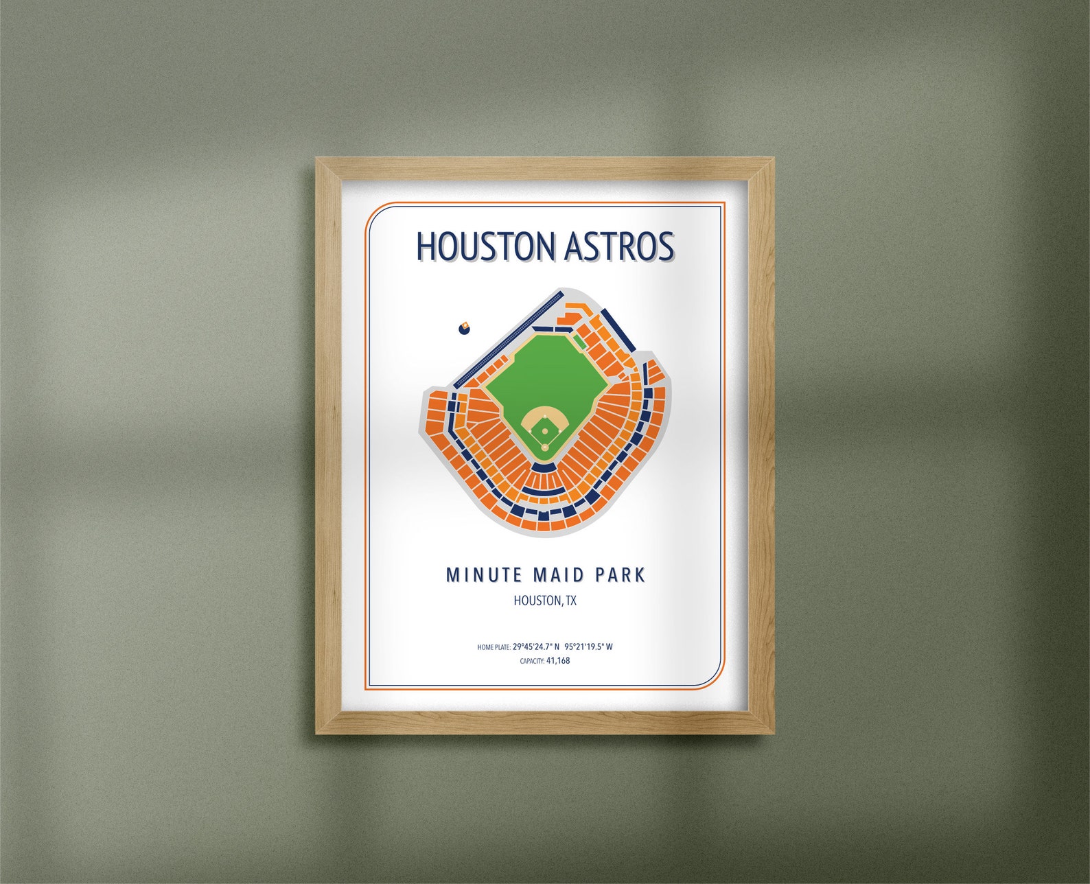 Houston Astros, Minute Maid Park, Stadium Seating Map, Download & Print ...