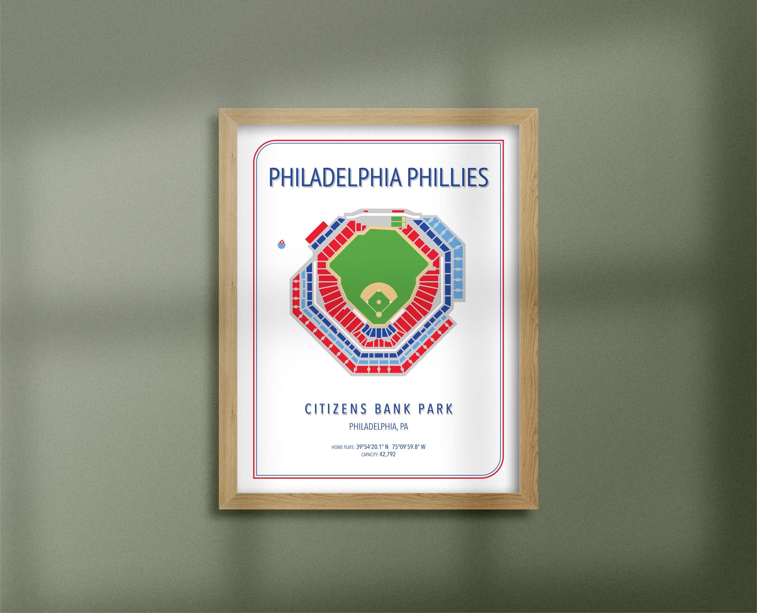Philadelphia Phillies Citizens Bank Park Stadium Seating - Etsy