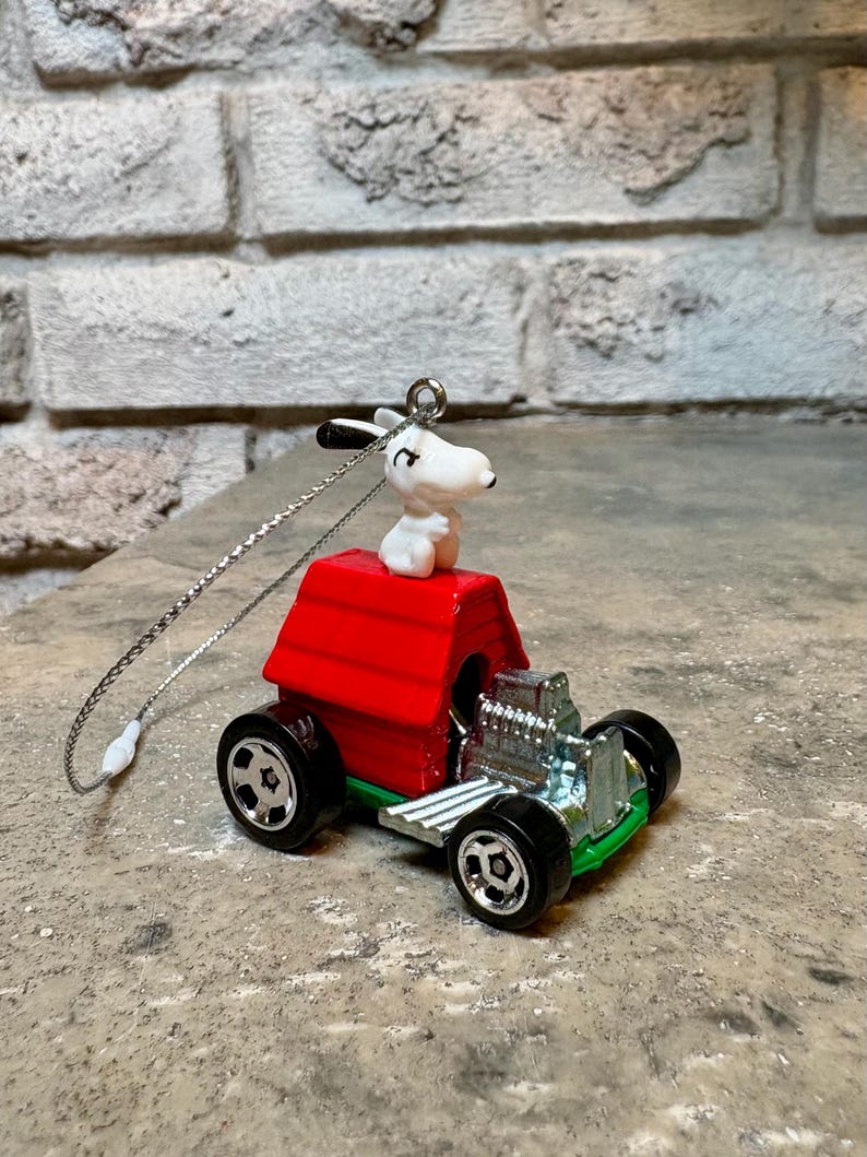 Snoopy Hot Wheels Die Cast Car Hanging Ornament - Etsy