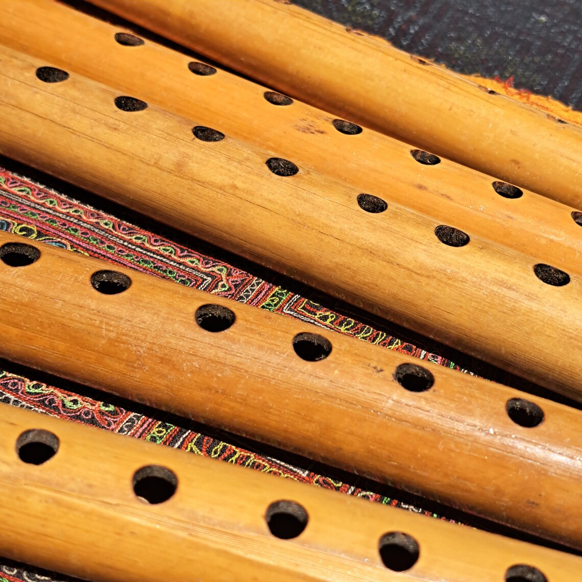 Set of 6 Handmade Bamboo Flute Recorder Thailand - Etsy