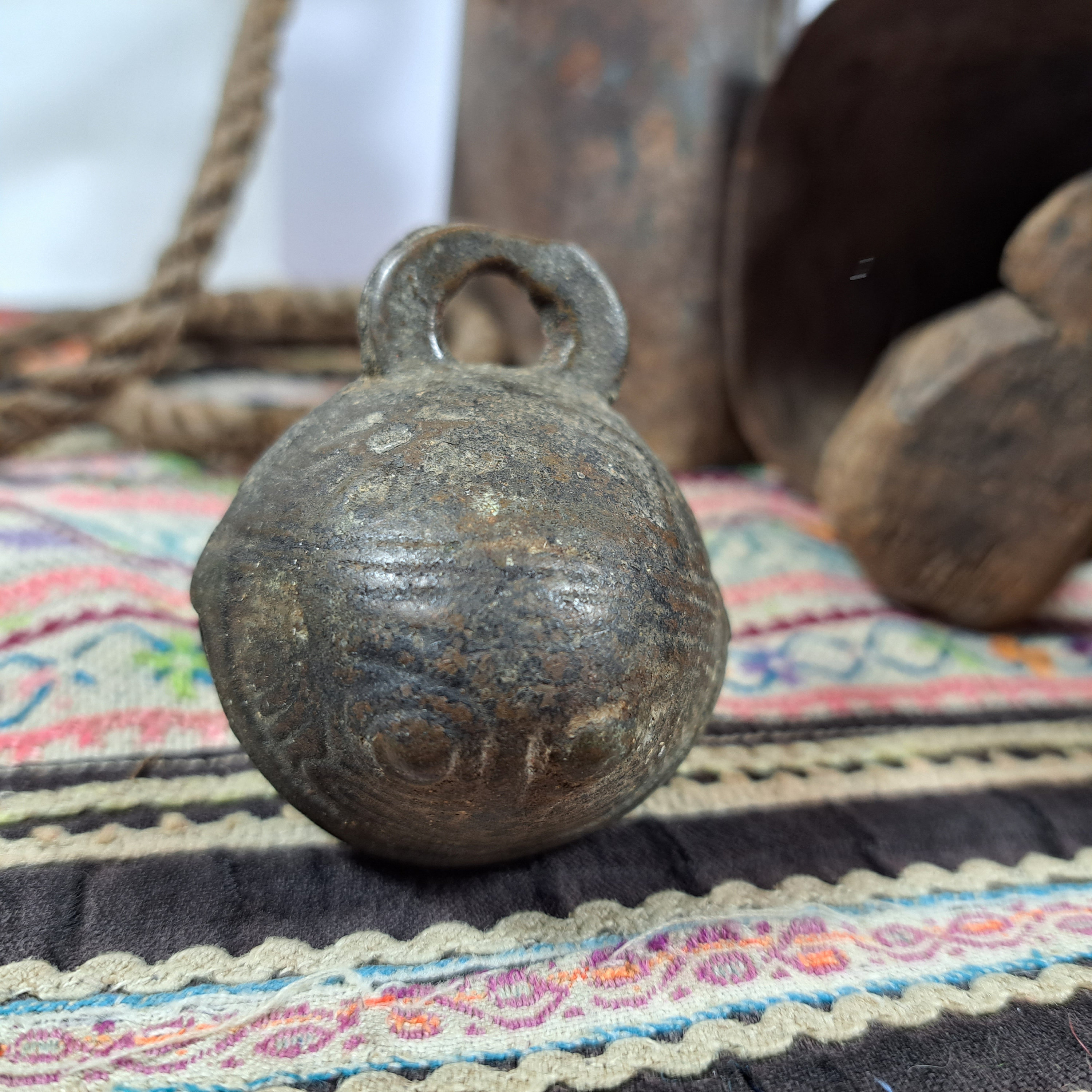 Antique Bell Lot Tiger Bell, Water Buffalo, Old Cow Bell Thailand - Etsy