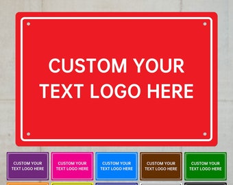 Custom Aluminum Sign Outdoor - Etsy