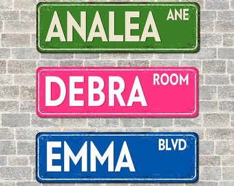 Vintage Street Name Sign - Etsy
