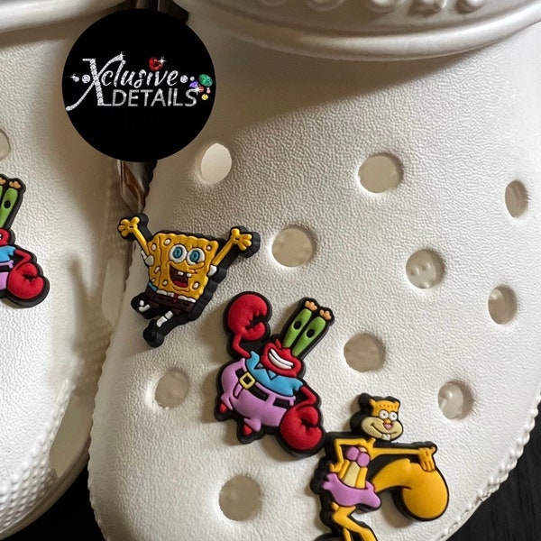 Cartoon Characters Croc Charm - Etsy