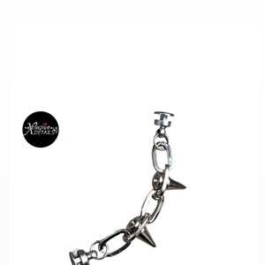 SILVER Spike Shoe Chain DANGLE Croc Charms Croc Chains Shoe Chains ...