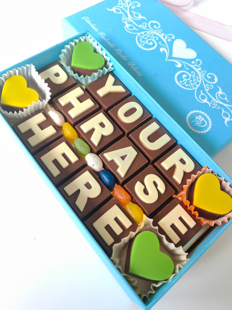 Yoursuprise Personalized Chocolate Box, Custom Love Chocolate Gift ...