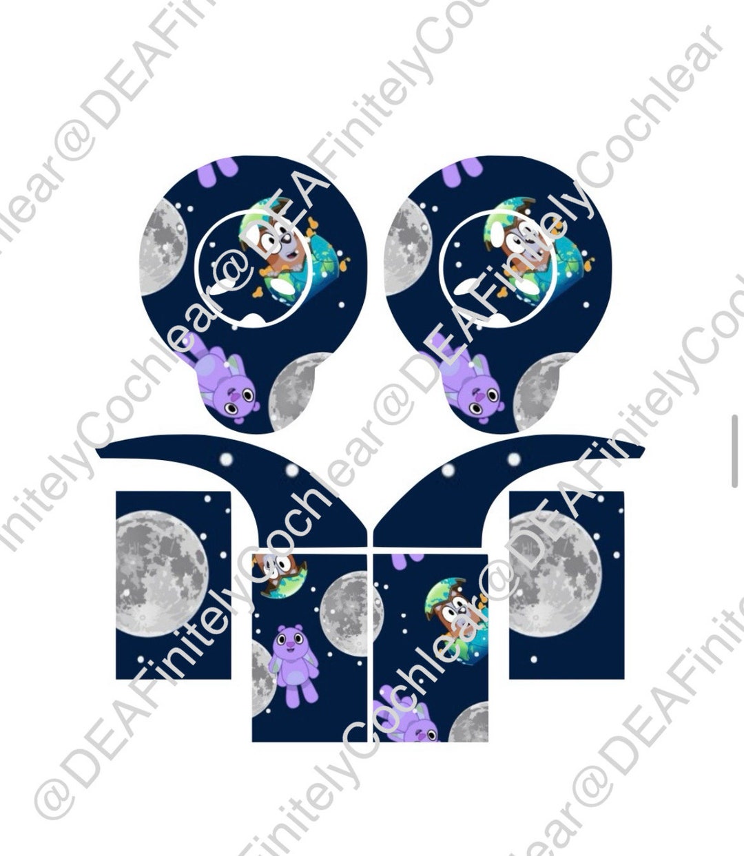 Cochlear Implant Skins | Cochlear Implant Stickers | Characters for ...