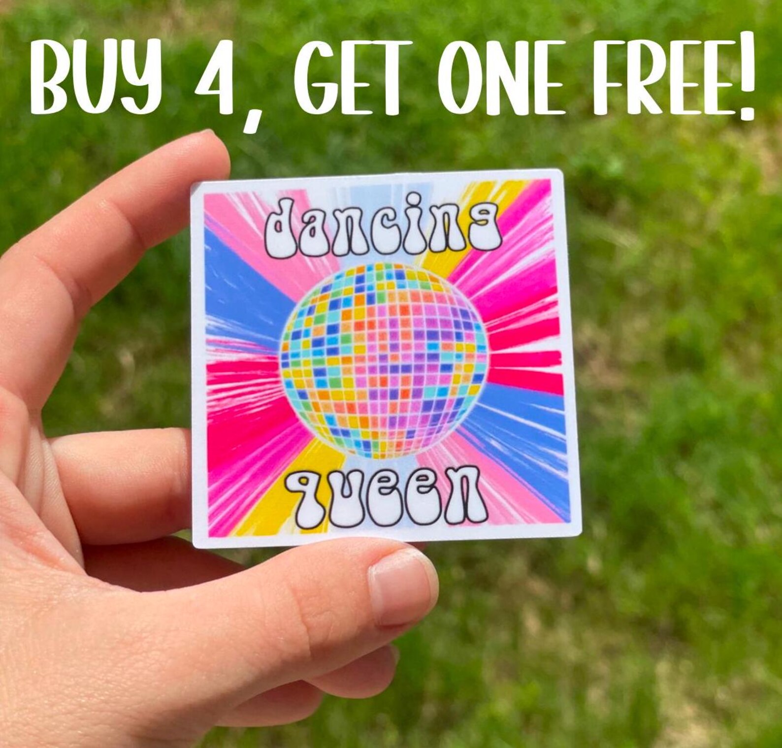 Dancing Queen Disco Sticker - Etsy