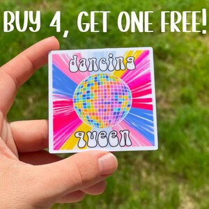 Dancing Queen Disco Sticker - Etsy