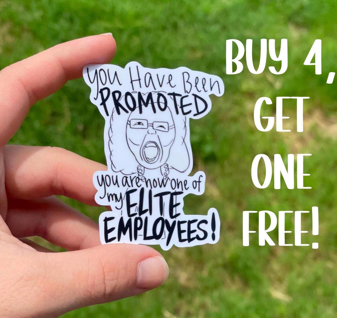 You Have Been Promoted Sticker - Etsy