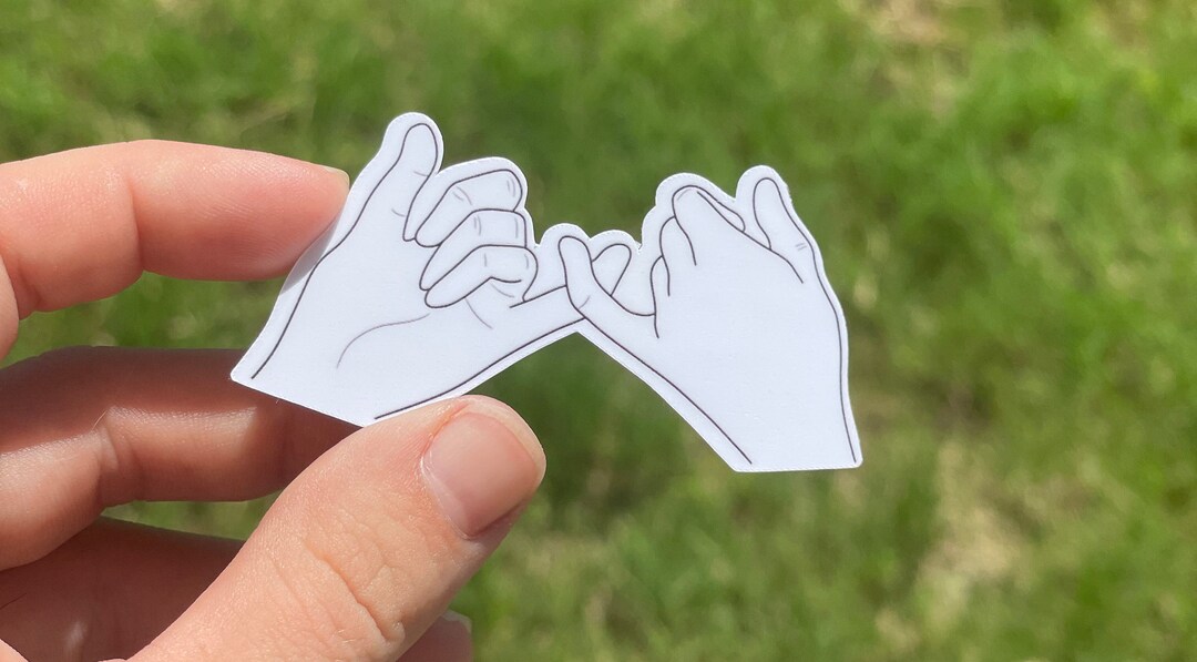 Pinky Promise Sticker - Etsy