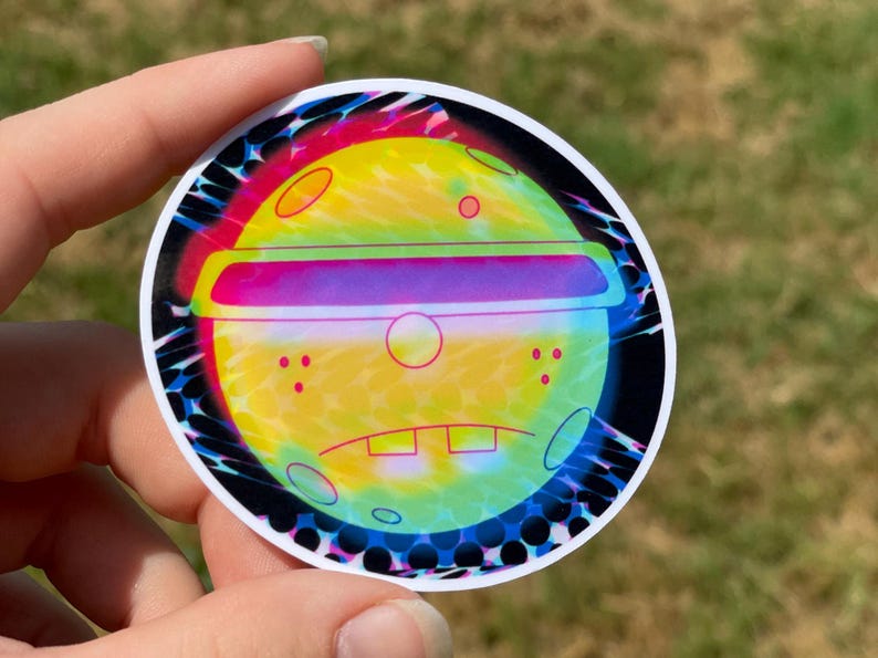 Glitchy Goofy Goober Sticker - Etsy
