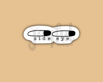 Bombastic Side Eye Sticker Criminal Side Eye Tiktok Trend - Etsy