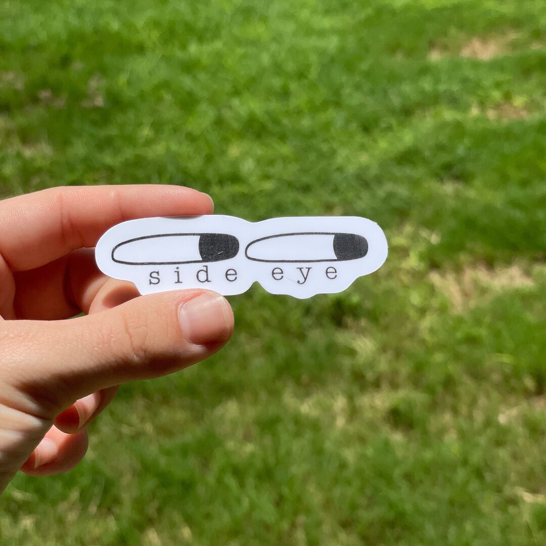 Side Eye Sticker or Button - Etsy