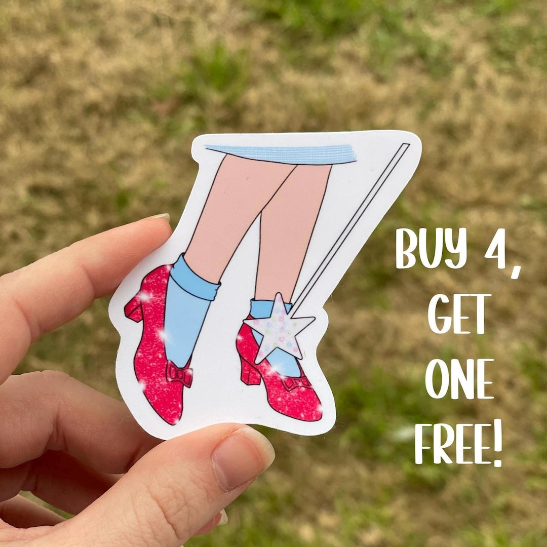 Dorothy’s Red Ruby Slippers Sticker - Etsy