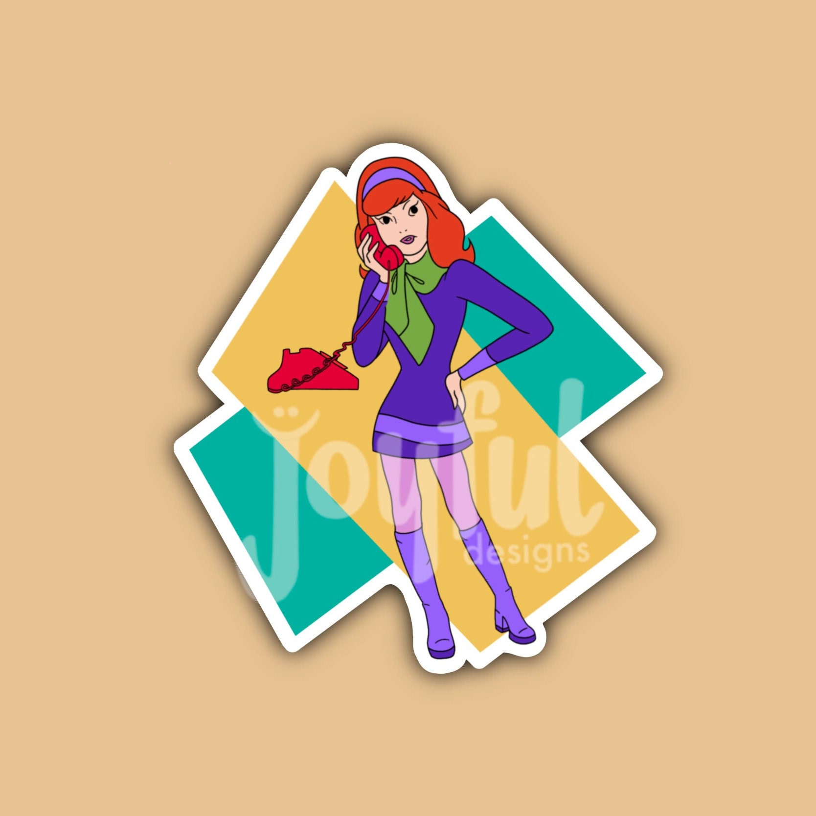 Daphne Sticker - Etsy