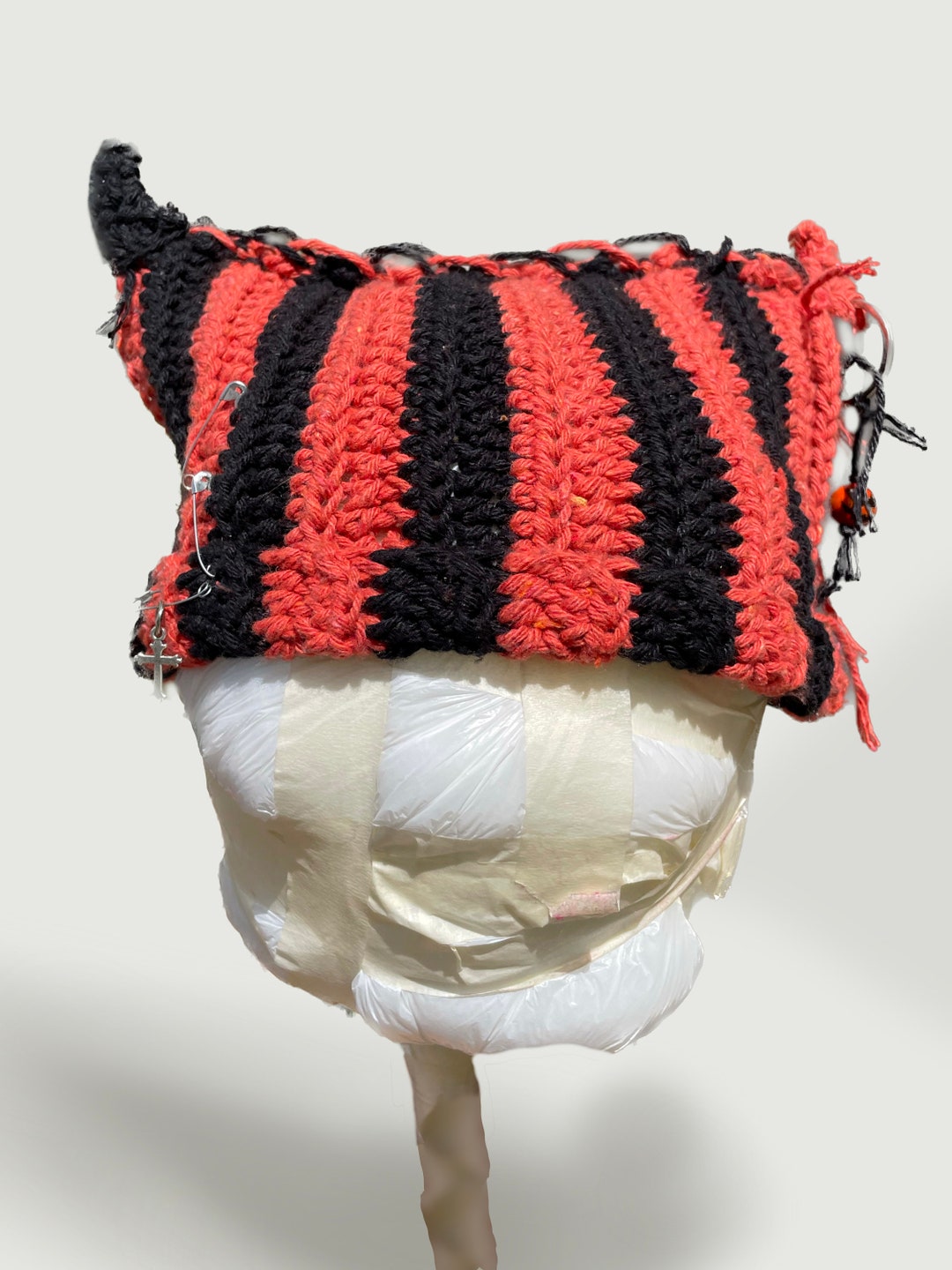 Striped Devil Hat - Etsy