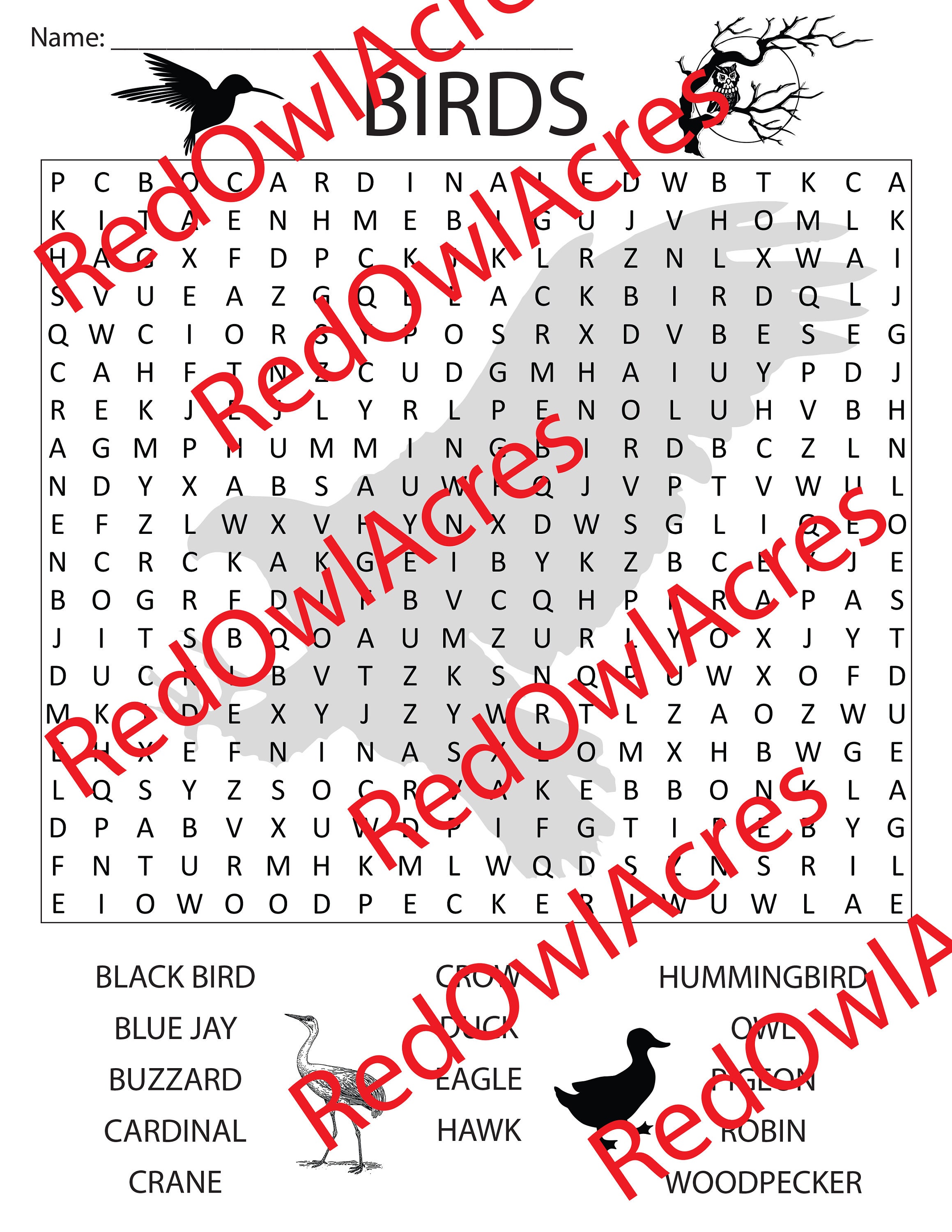 Custom Word Search, Vocabulary Word Search, Teacher Word Search, Custom ...