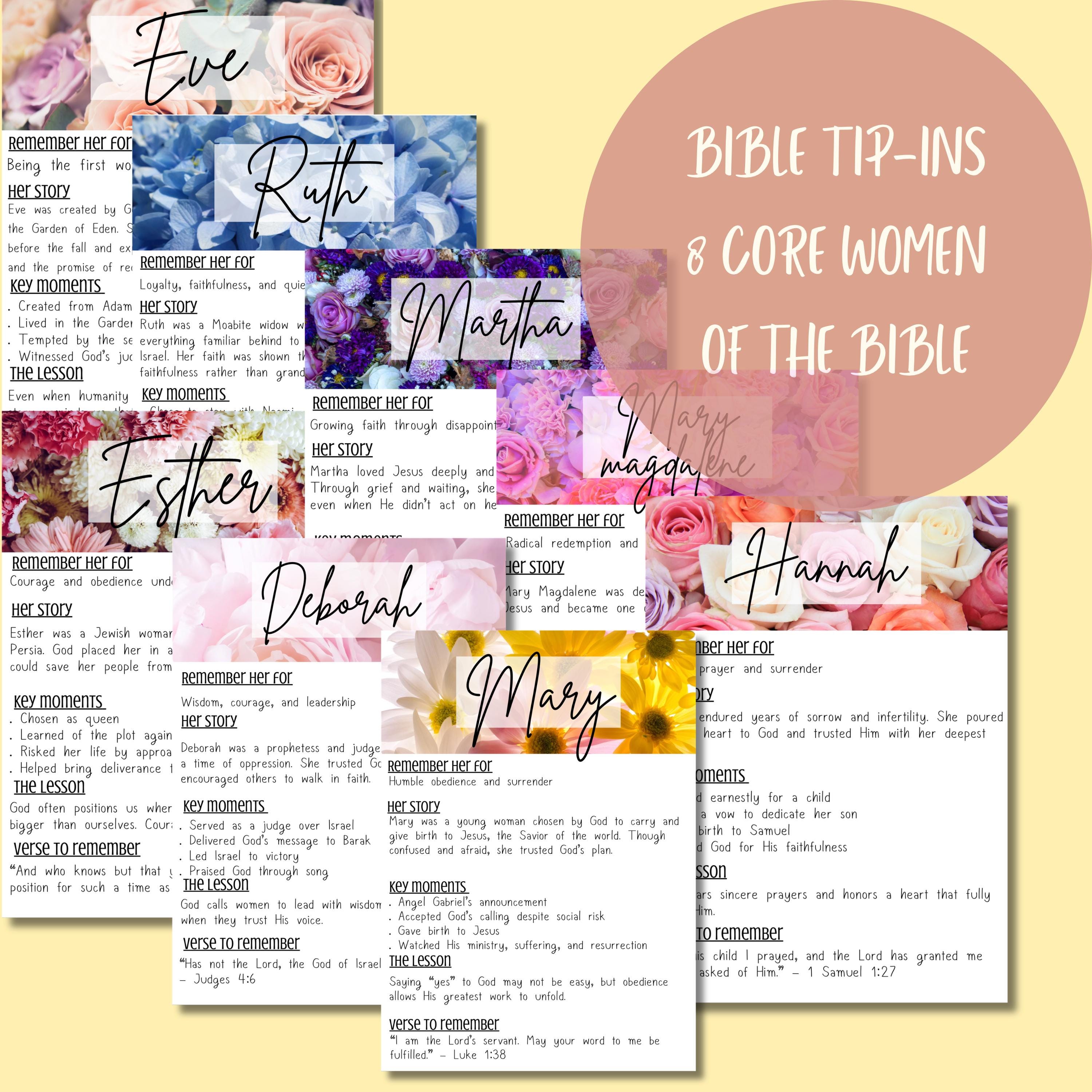 SHOP BUNDLE Bible Journaling Tip-ins | Scripture Study (digital ...