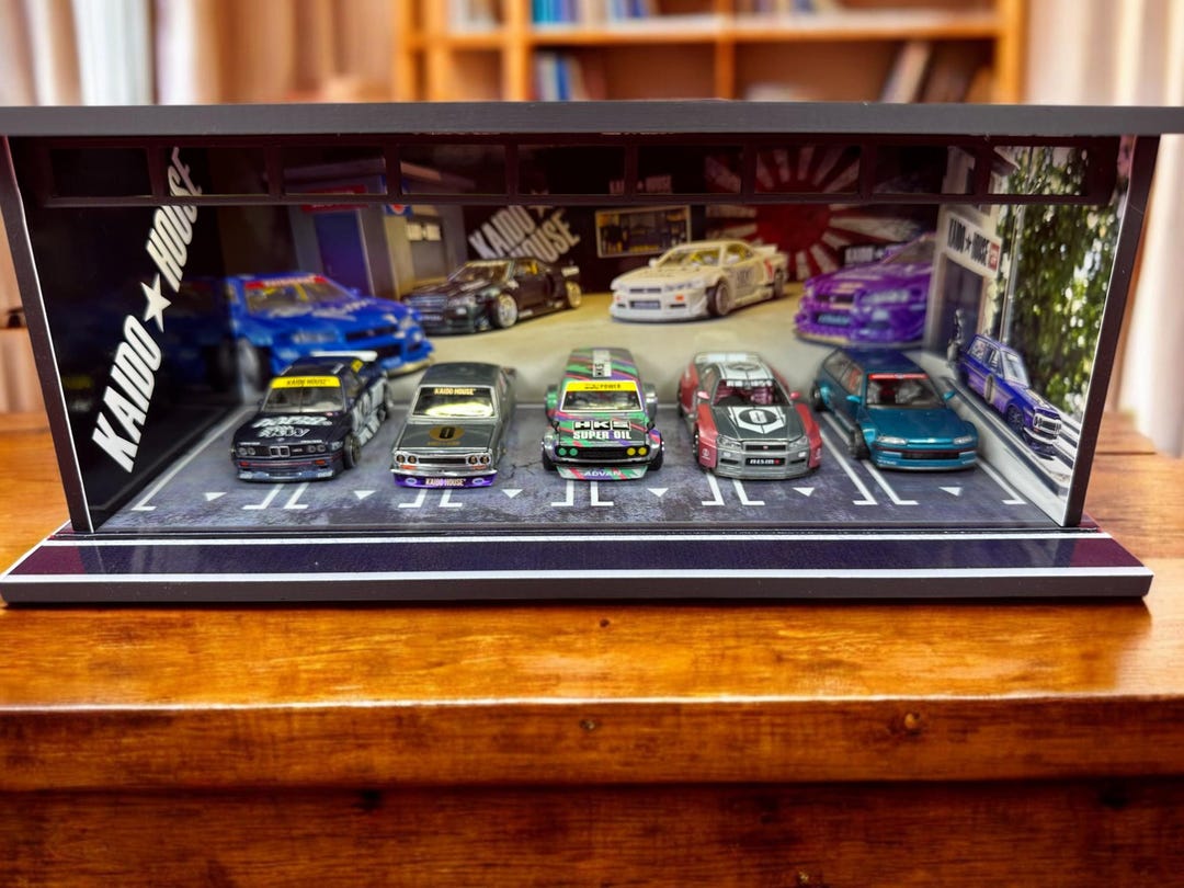 3D Printed Diecast Diorama Light-up Display Compatible With Hot Wheels ...