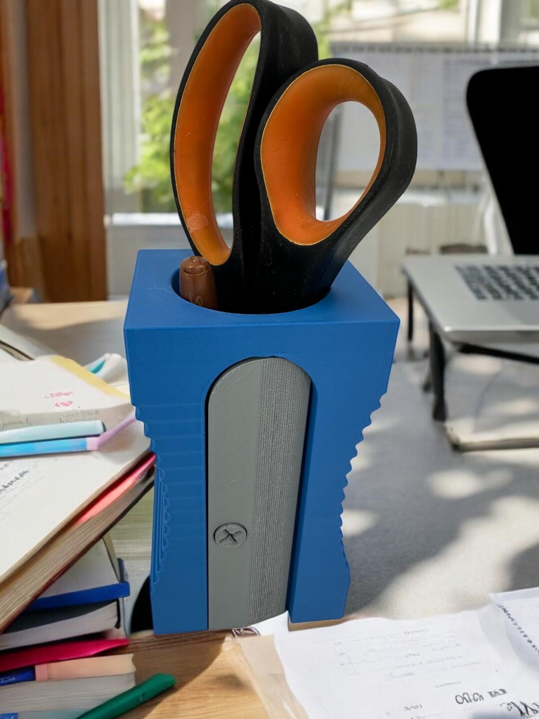 Giant Pencil Sharpener Desk Organizer, Pen and Pencil Holder, Classroom ...